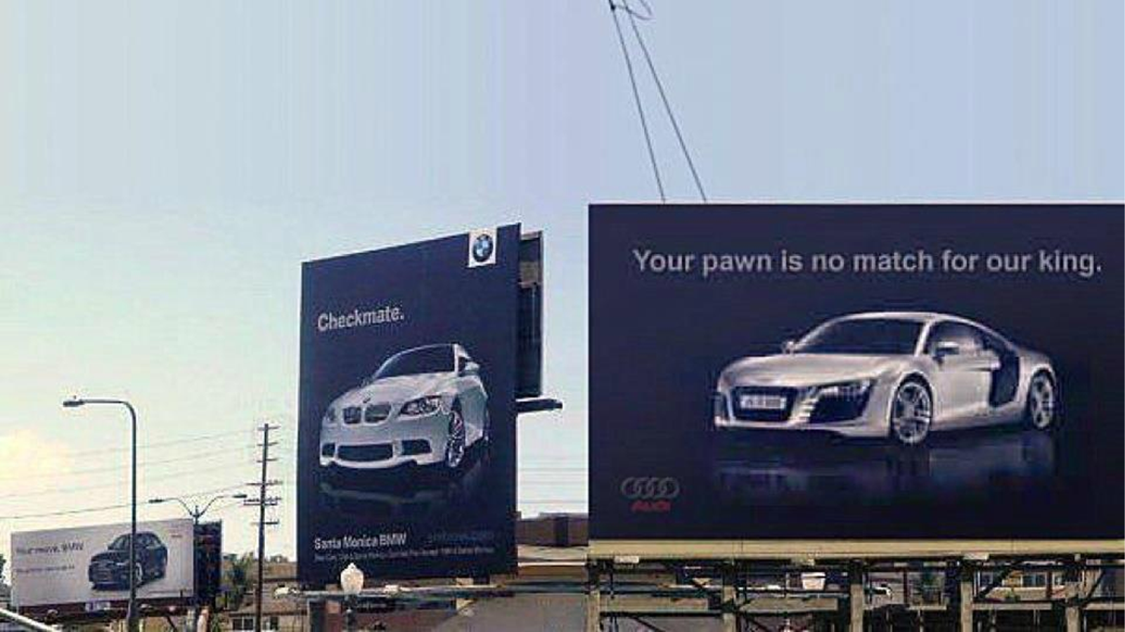 When Audi and BMW Went Head to Head in Billboard Battle | Audiworld