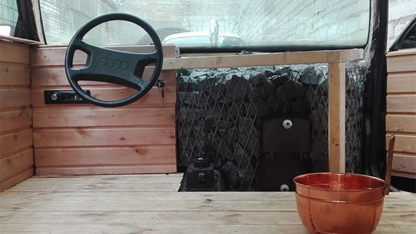 Audi Wagon is Turned into a Sauna on Wheels | Audiworld