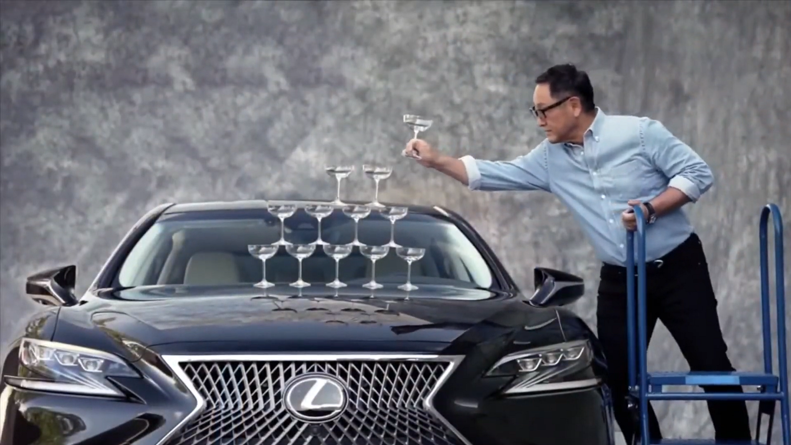 Lexus Recreates Iconic Champagne Glass Commercial | Clublexus