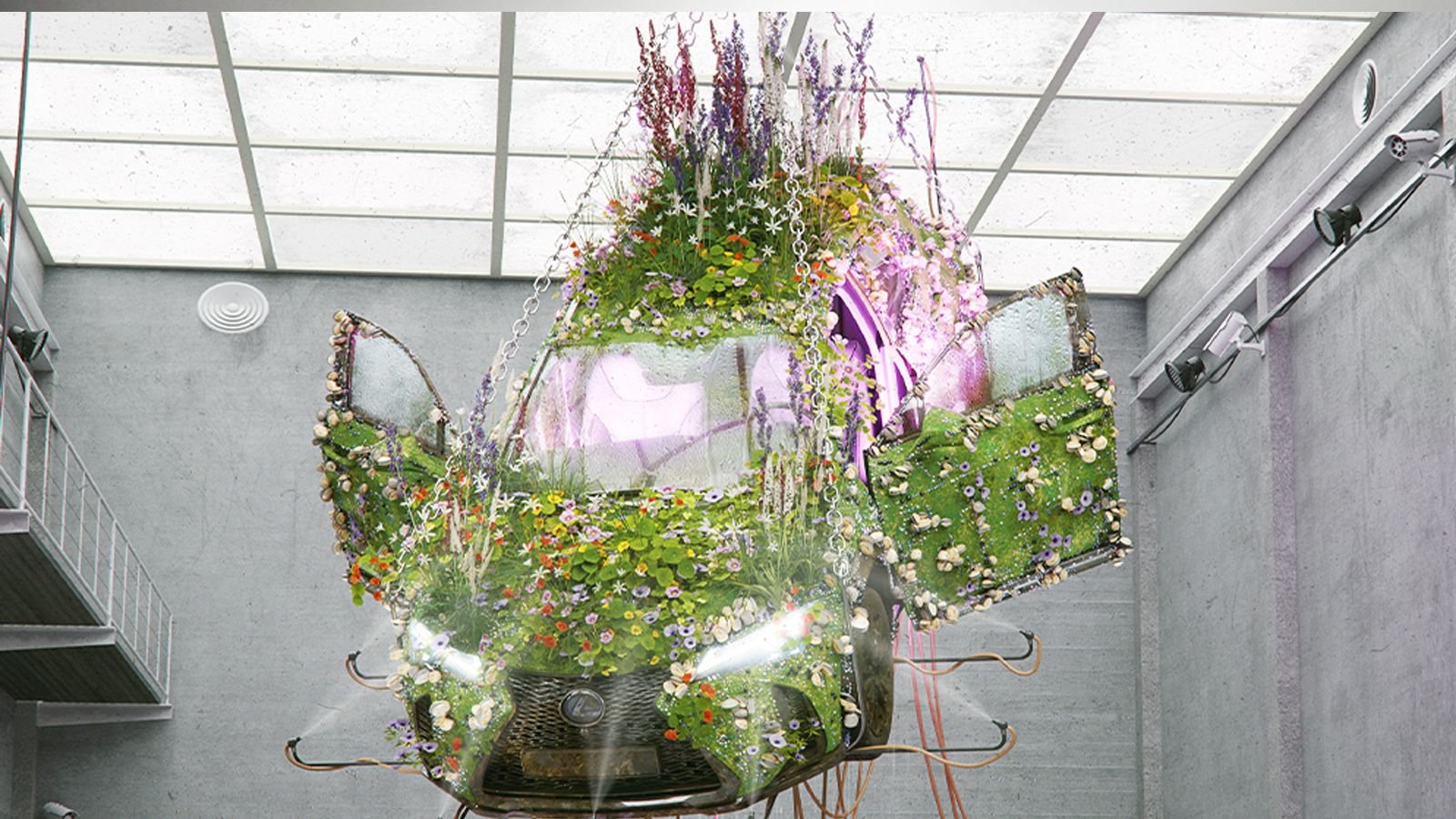 Art Car Winner is a UX Covered in Paper Flower Petals | Clublexus