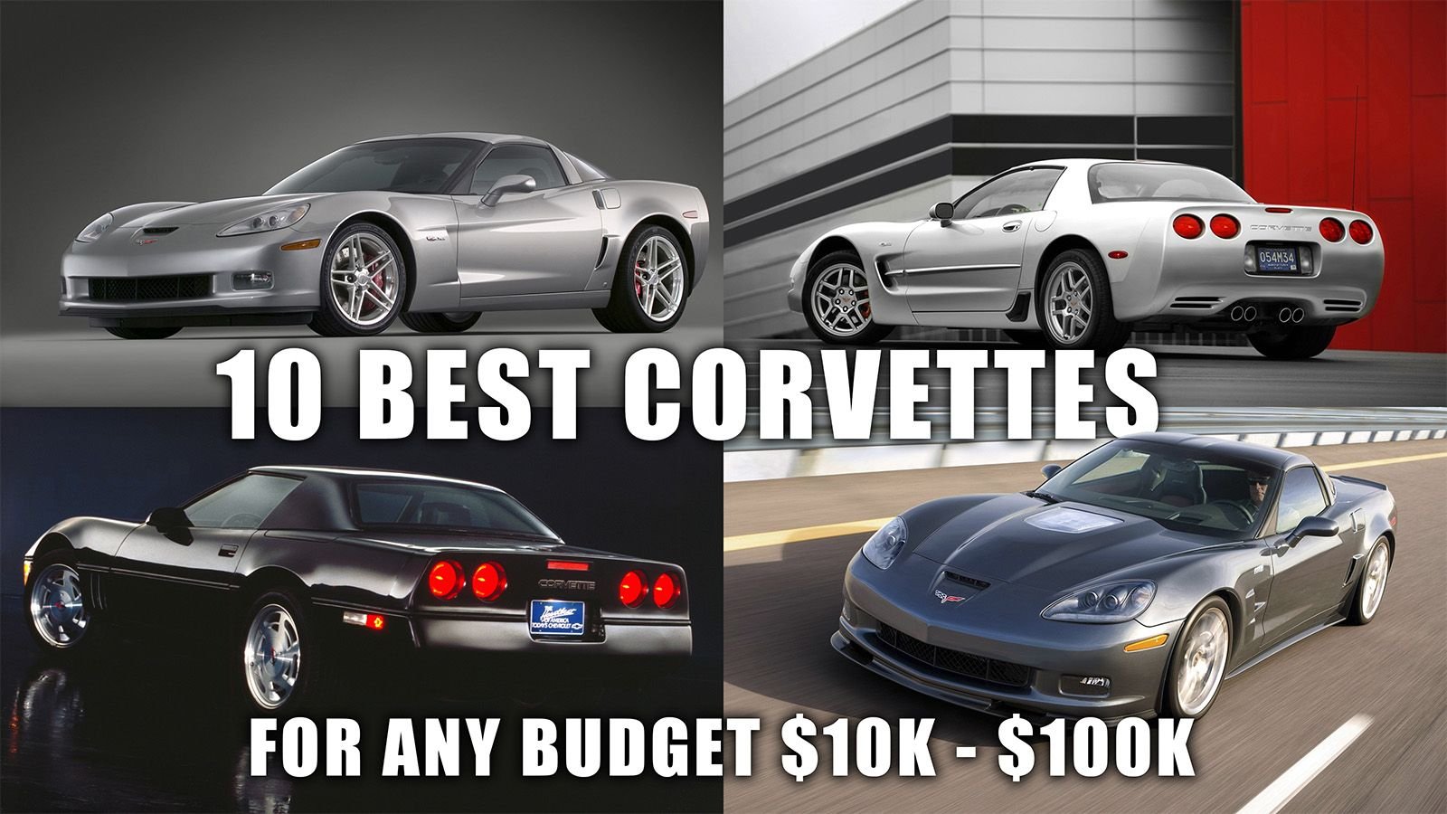 10 Best Corvettes for Any Budget Under $100K | Corvetteforum