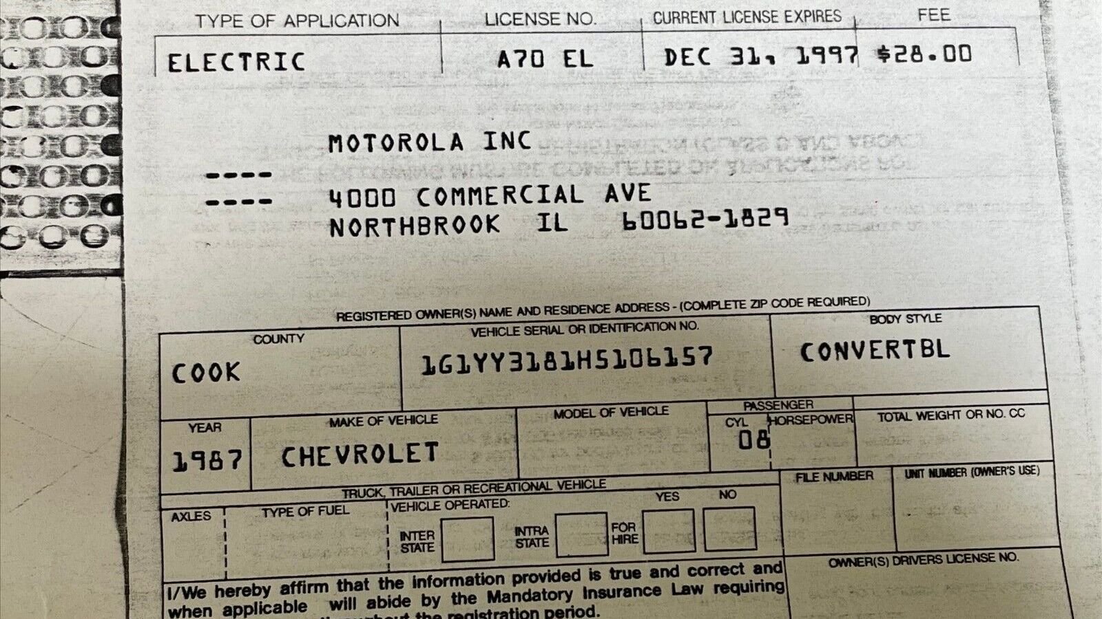 Motorola's C4 Corvette EV Is Up For Sale | Corvetteforum