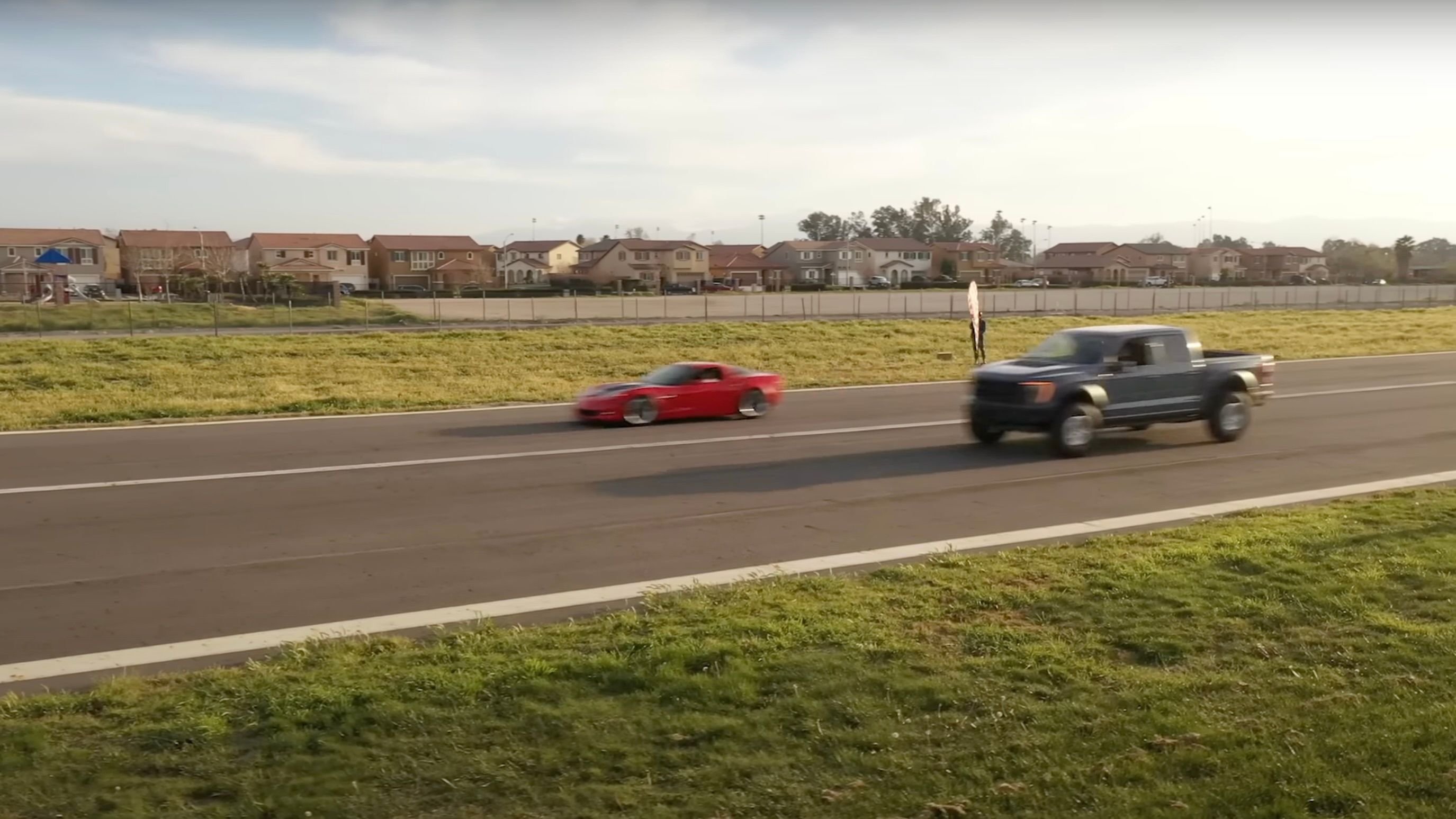 C6 Corvette Takes Down Ford F-150 Raptor R In Drag Race | Corvetteforum