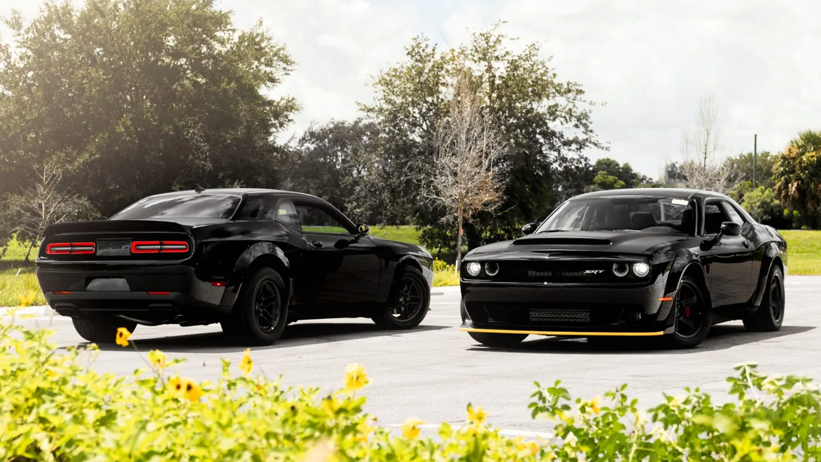 Evil Twins: Pair of Dodge Challenger Demons Auctioned For Less Money ...
