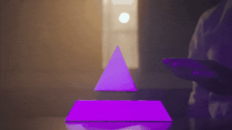 Py: Colossal Levitating Pyramid Display Pays Tribute to Missing Ancient ...
