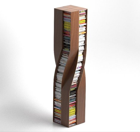 This Modern Side Table Holds Your Books in an Awesomely Unique Way ...