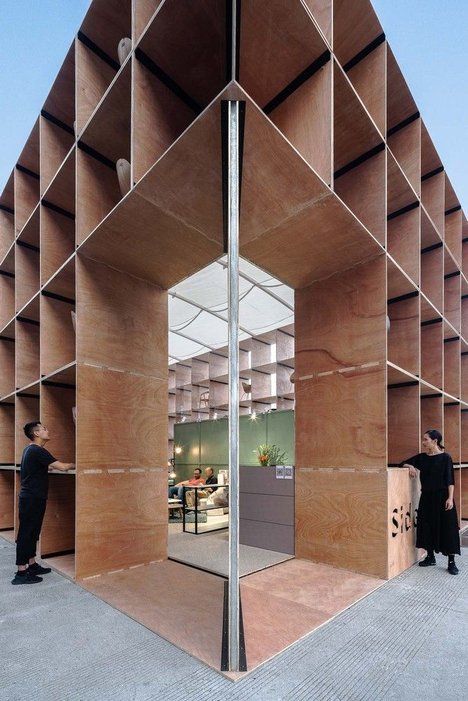 This Plywood Pavilion Can Be Endlessly Recycled Into New Furniture ...