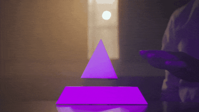 Py: Colossal Levitating Pyramid Display Pays Tribute to Missing Ancient ...