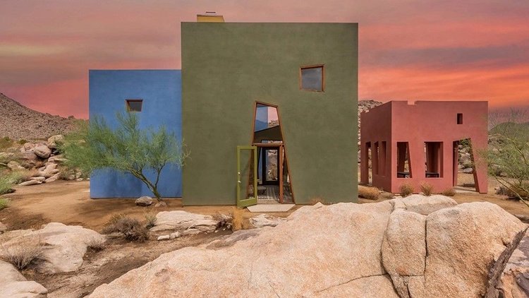 Colorful Joshua Tree Monument House is Now Available to Rent | Designs ...