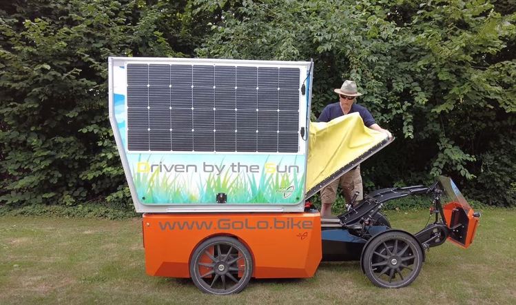 GoLo Solar-Powered Bike Camper Makes Cycling Trips a Lot Comfier ...