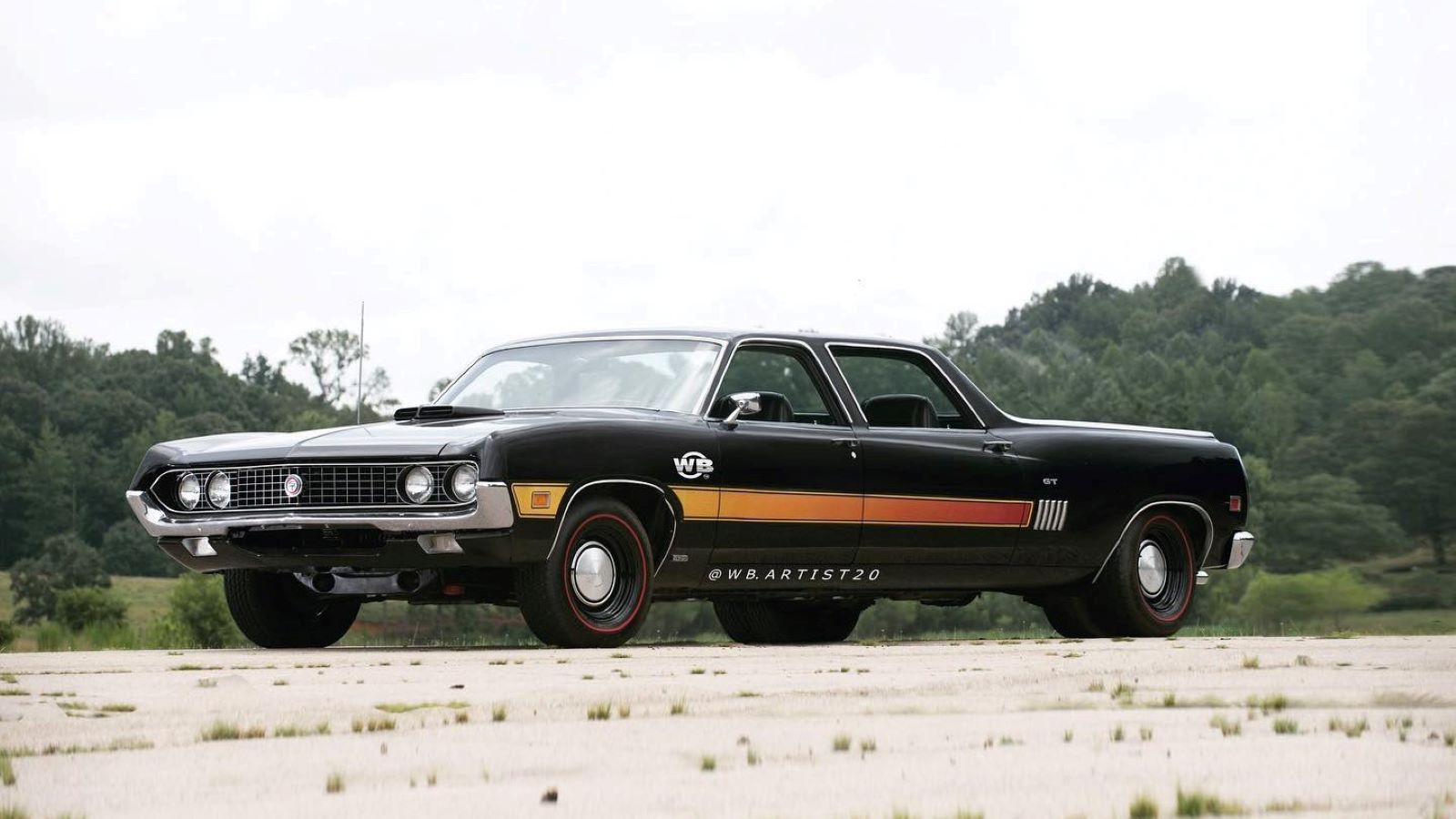 1971 Ranchero Reimagined as SuperCrew Dually In Bizarre Renderings ...