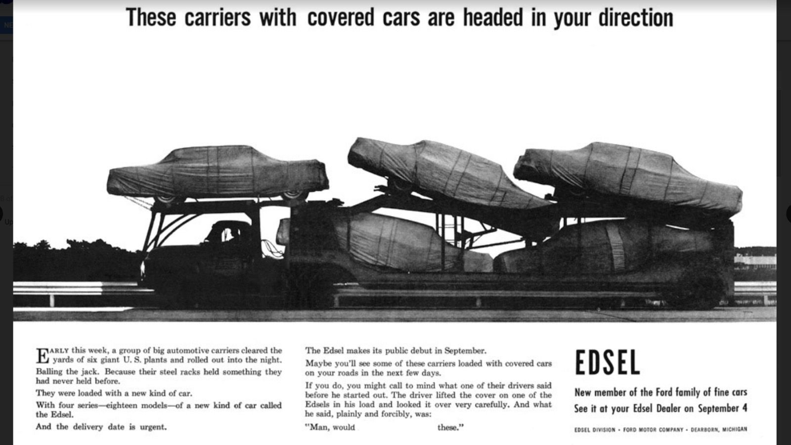 The Rise and Fall of the Ford Edsel | Ford-trucks