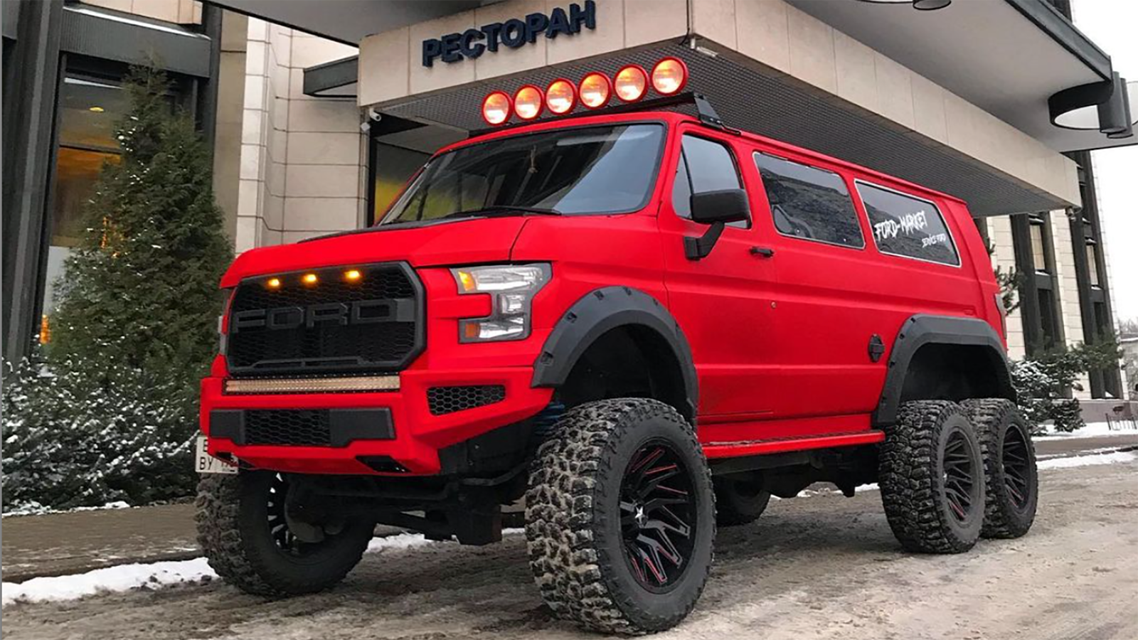 6x6 Raptor Bus is Everything to Us Right Now | Ford-trucks