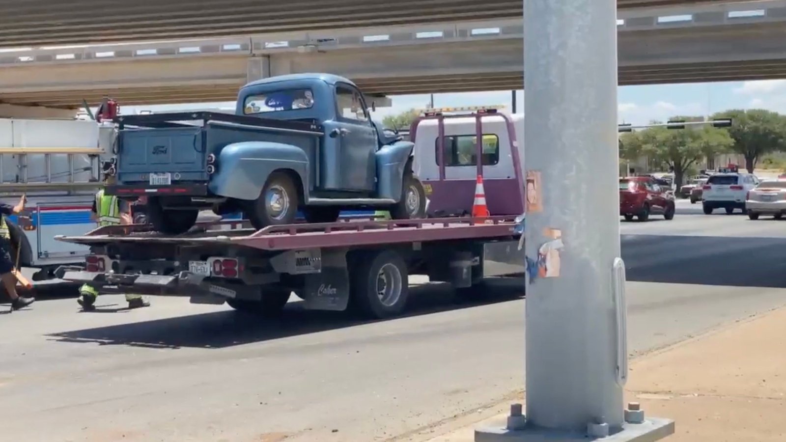Poor First-Gen F-Series Pickup Damaged Badly In Crash | Ford-trucks