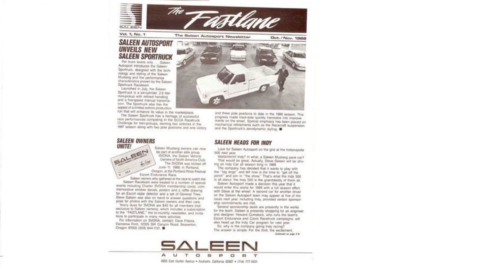 The 1988 Saleen Ranger That Got Away | Ford-trucks