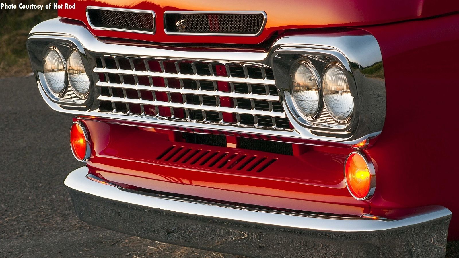 Daily Slideshow: F-100 is Cardinal Red but Has a Coyote Under the Hood ...