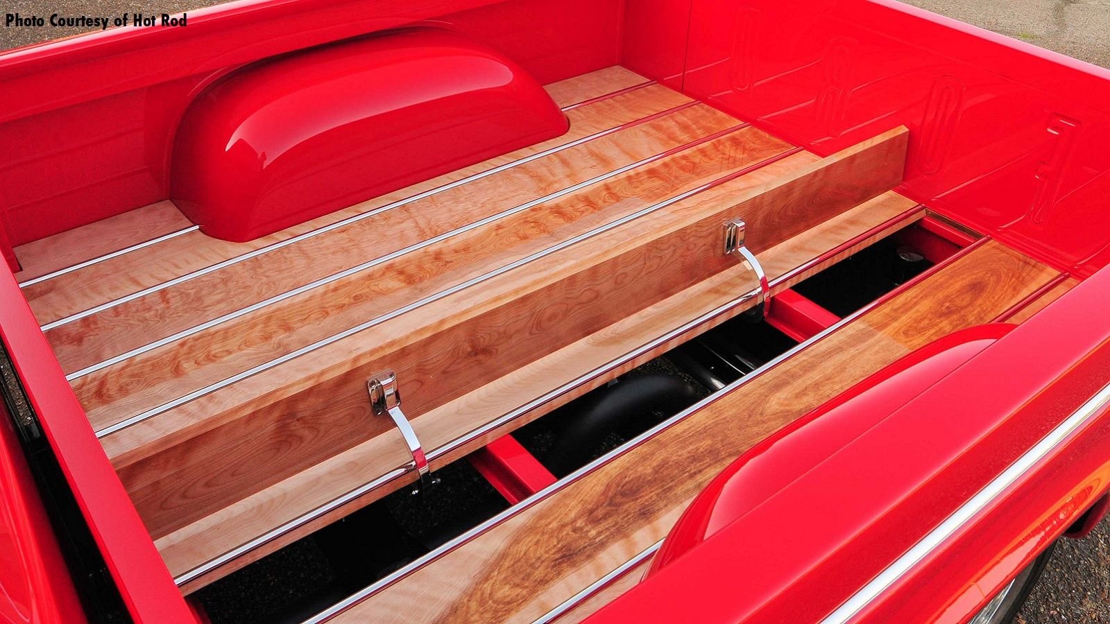 Daily Slideshow: F-100 is Cardinal Red but Has a Coyote Under the Hood ...