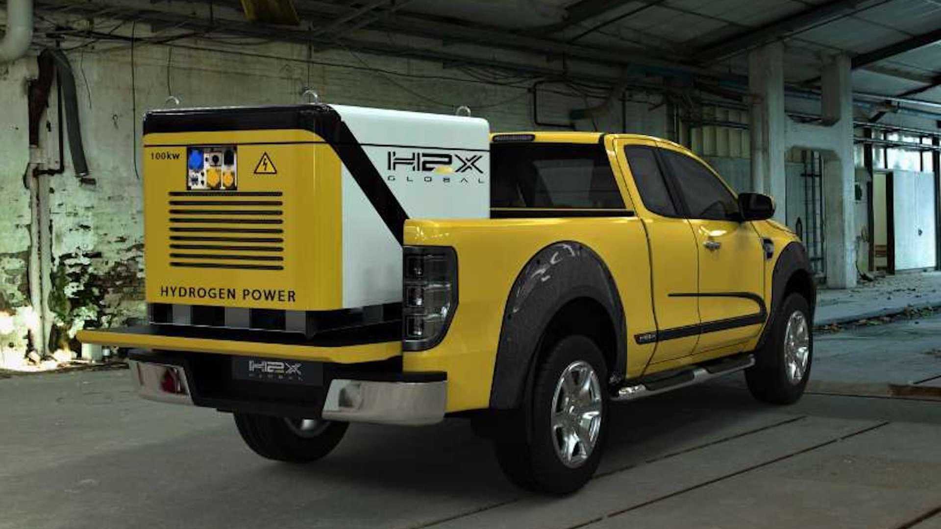 H2X Reveals Hydrogen Fuel Cell-Powered Ford Ranger | Ford-trucks