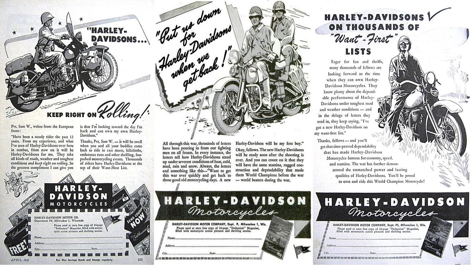14 Great Old Harley-Davidson Ads | Hdforums