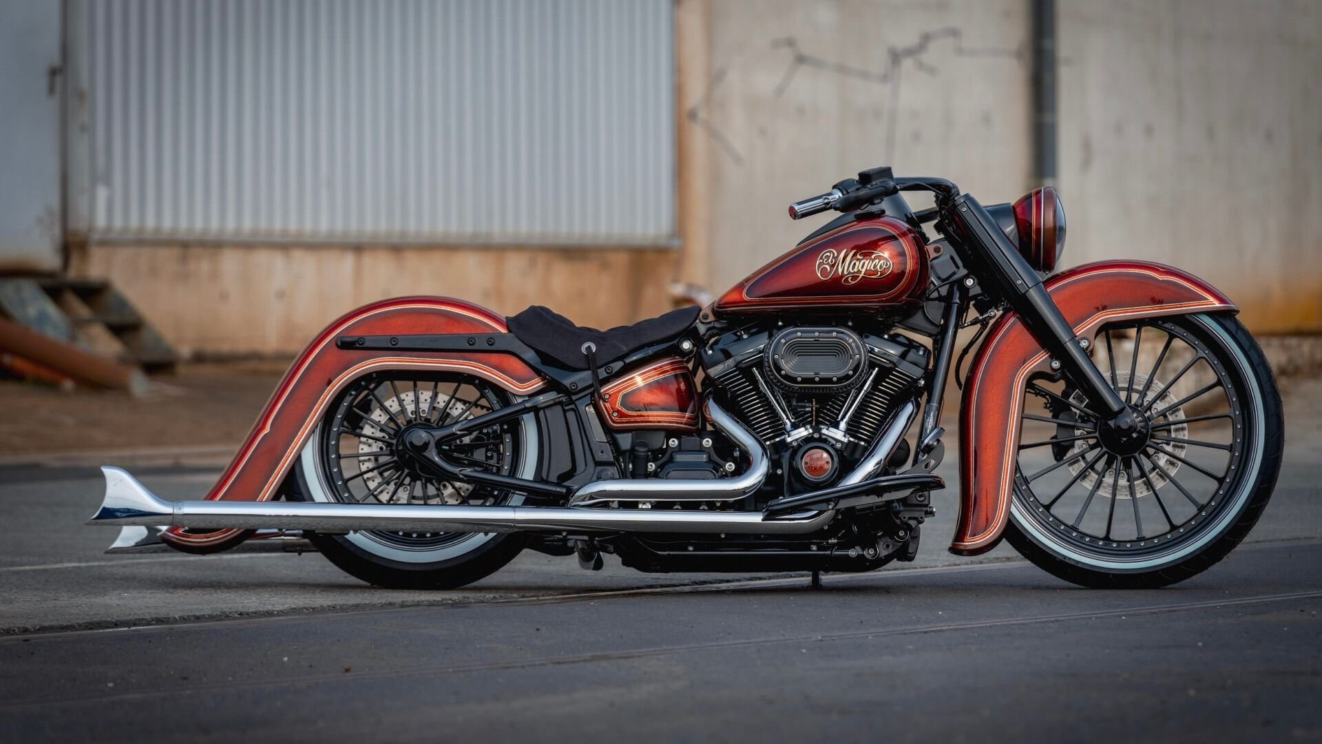 Softail Heritage Transformed Into Low Riding Custom | Hdforums