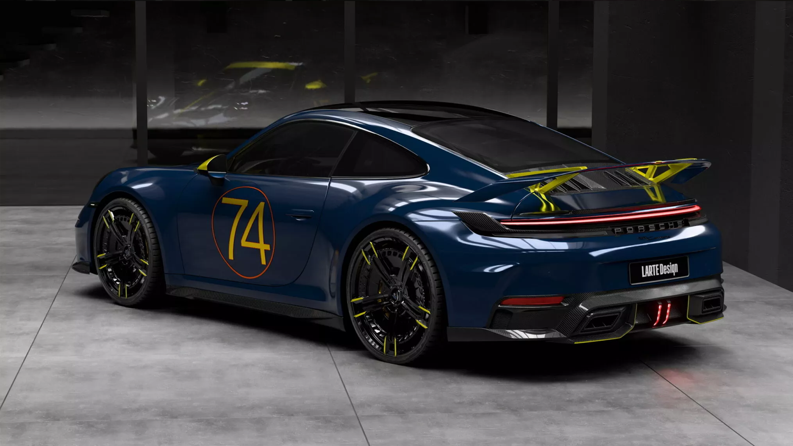 Custom 992 Porsche 911 Body Kit Design Adds Eyelashes to the Taillights ...