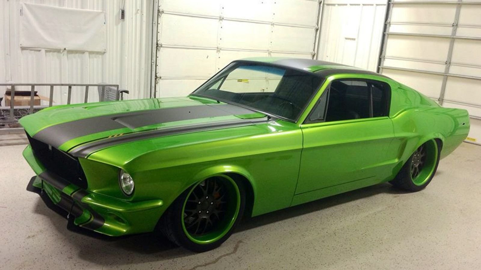 Neon Green Mustang Related