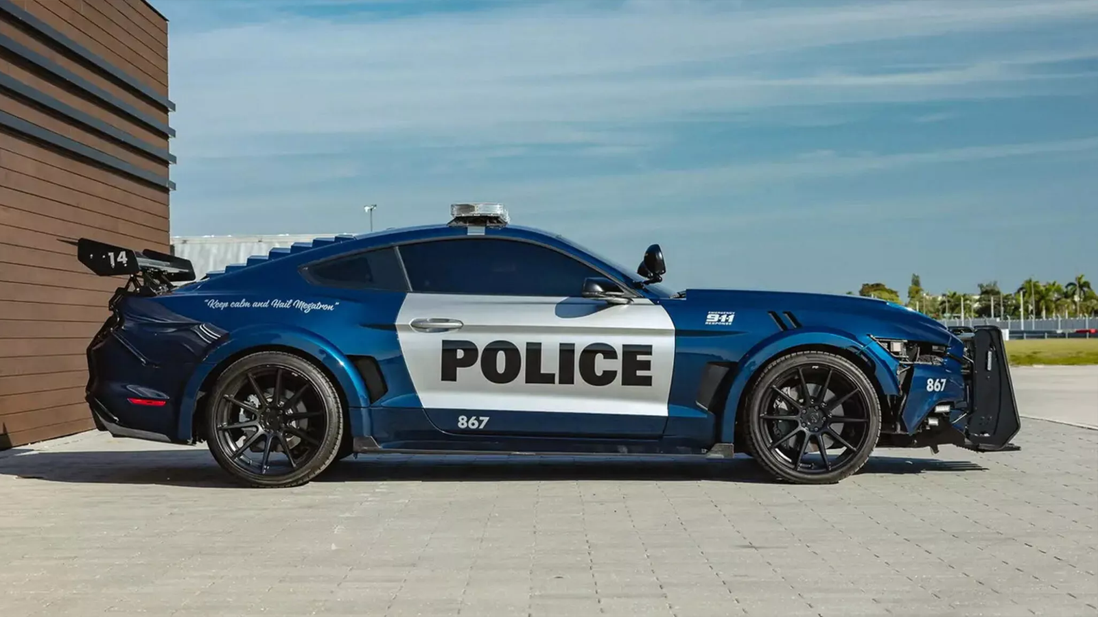 Mustang Cop Car From 'Transformers' Is Up For Sale | Themustangsource