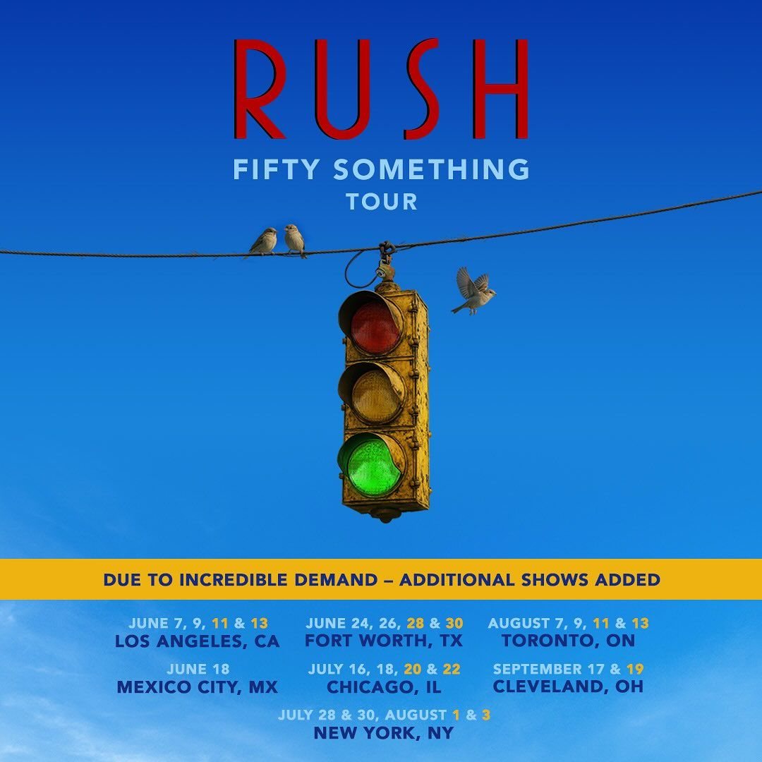 RUSH-50 Something tour 2026!!!! - Page 2 - DVD Talk Forum
