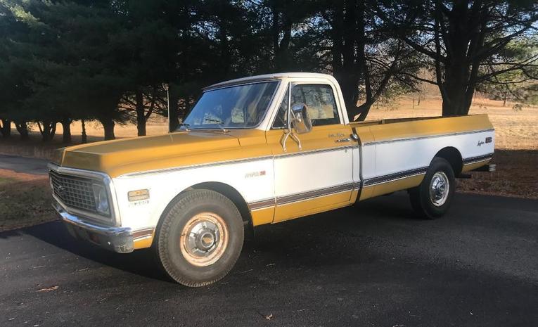 1972 Chevrolet C20 Pickup 1972 Chevy C-20 3/4 ton, Cheyenne Longhorn P/U