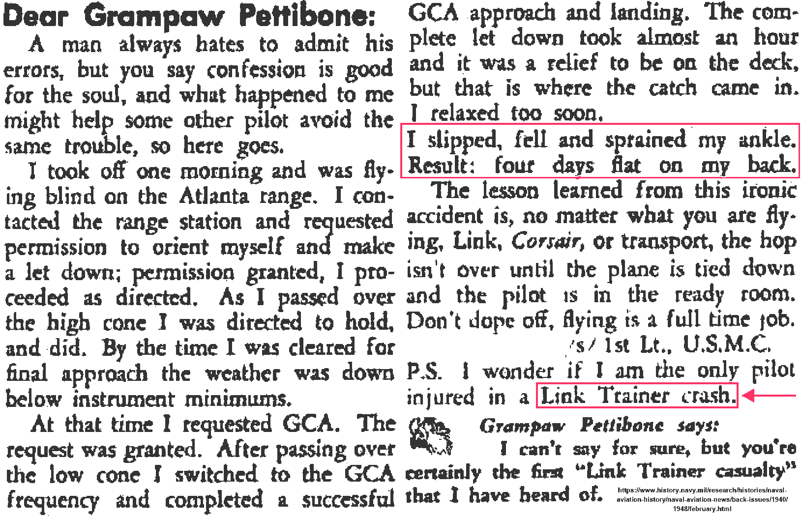 WW2 Photo of Link Trainer in use - PPRuNe Forums