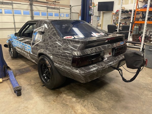 LS Turbo Foxbody 8.50 small tire no prep radial nt for Sale in ...