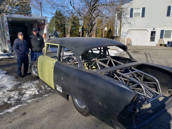 1955 Chevy Pro Mod / Pro Street with VIN # & title for Sale in HOLBROOK ...