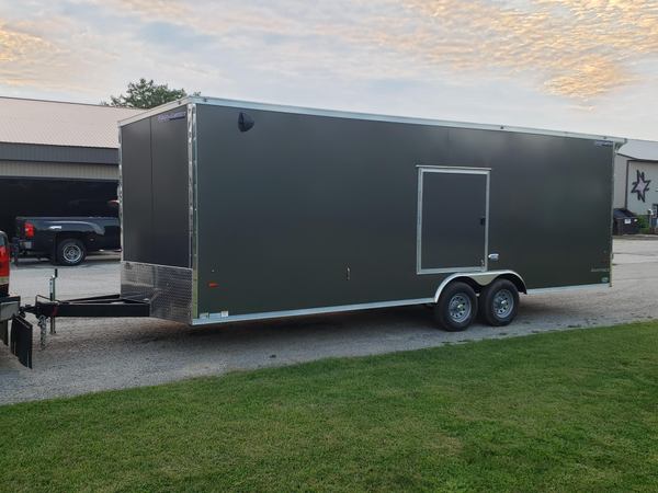 Haul About Panther 8.5'x24' enclosed car trailer escape door for Sale ...