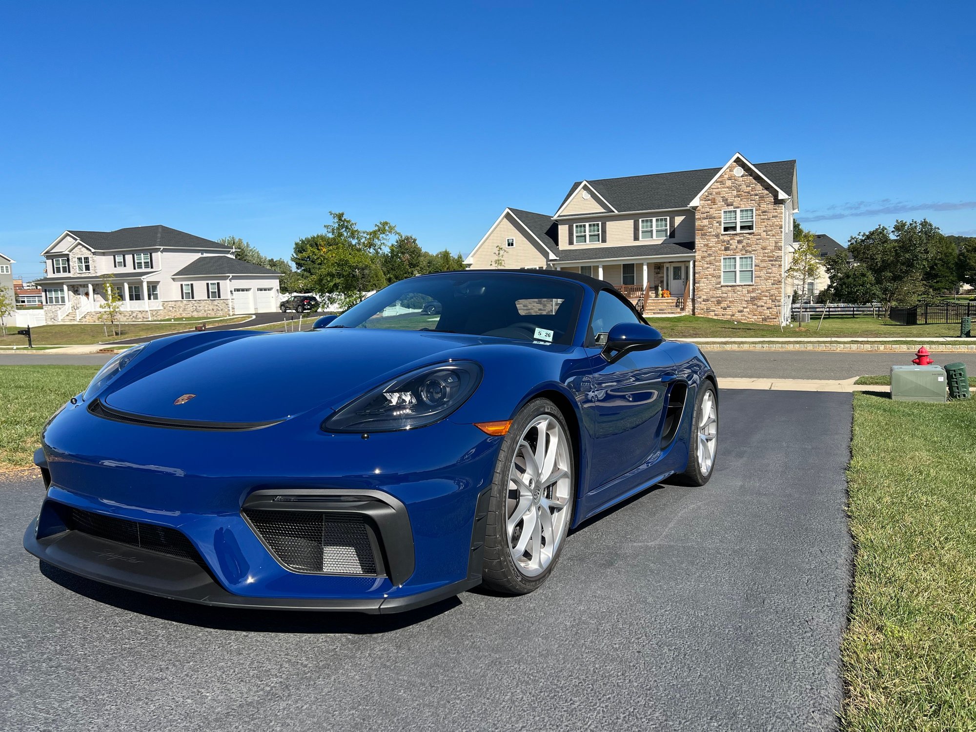 FS: 21 Paint to Sample Albert Blue 718 Spyder - Rennlist - Porsche ...