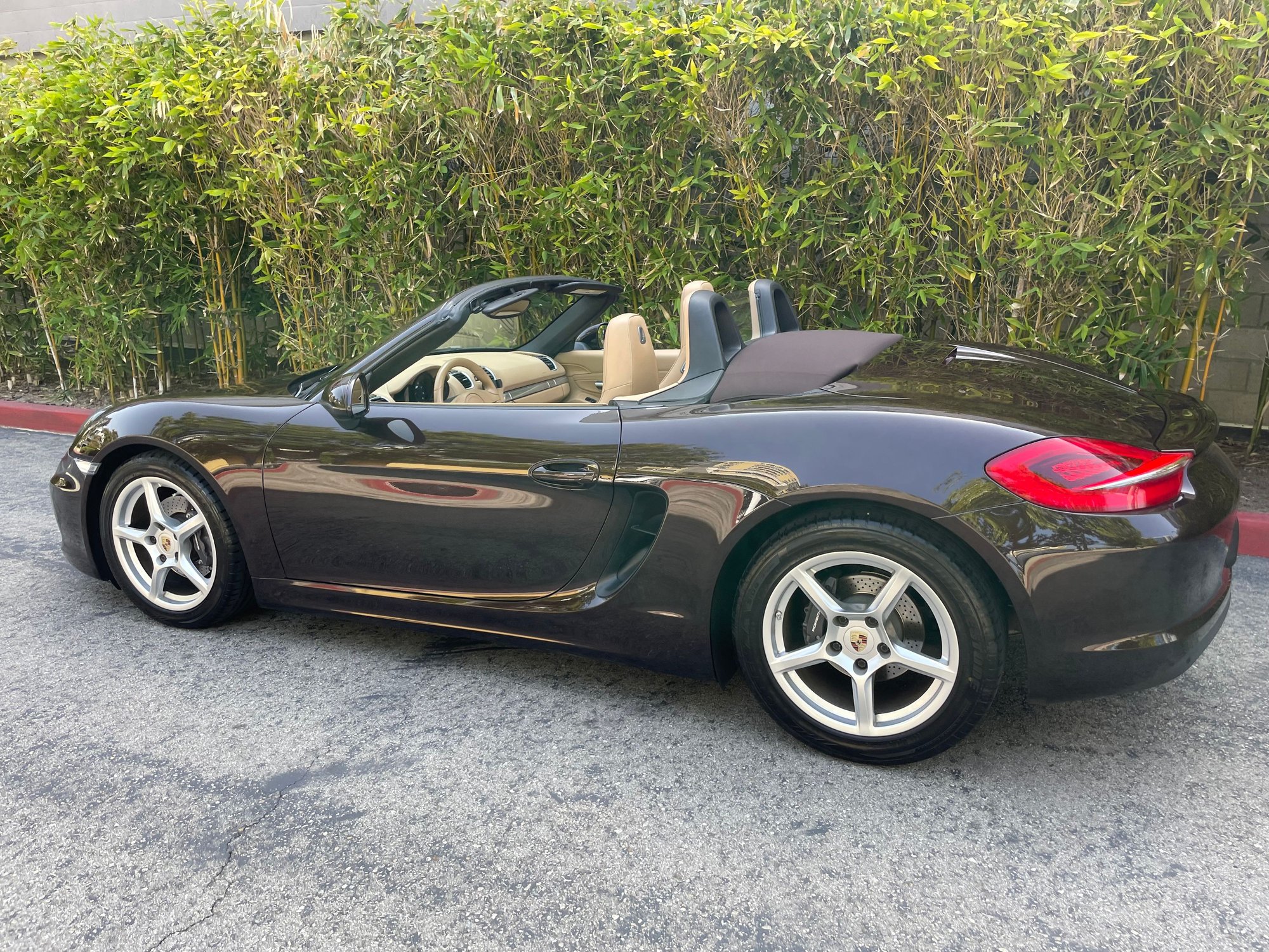 2013 Porsche Boxster (Base 2.7L, 6MT, Mahogany Metallic/Beige ...