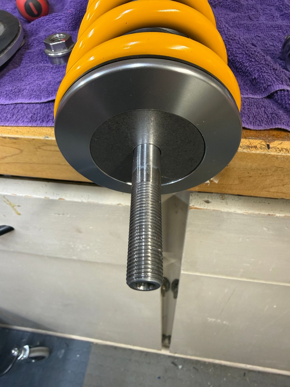 Installing Ohlins coilover kit with 993 RS strut monoball mount ...
