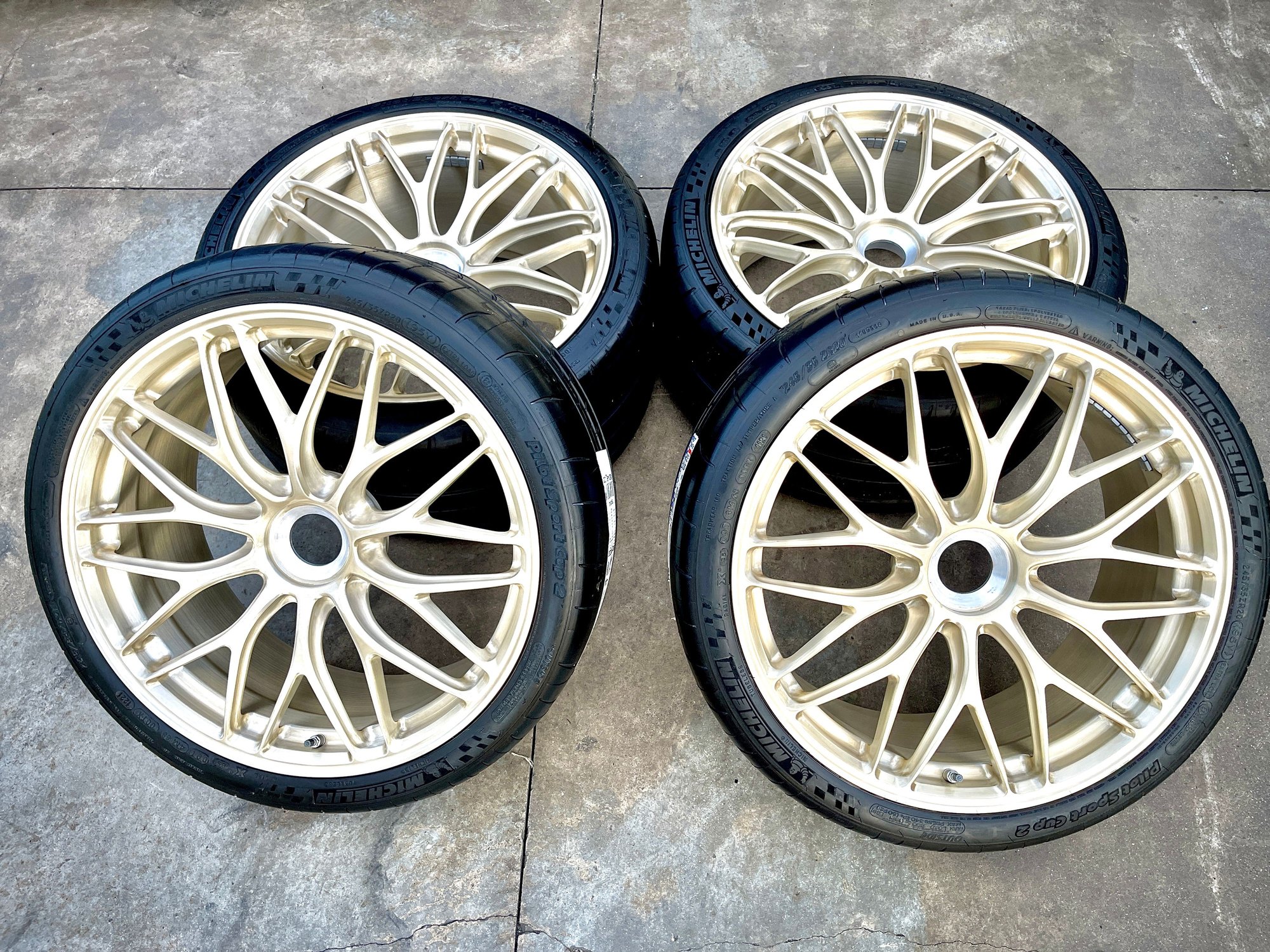 20" HRE RC100 Motorsport Series Centerlock Wheels & Michelin Pilot ...