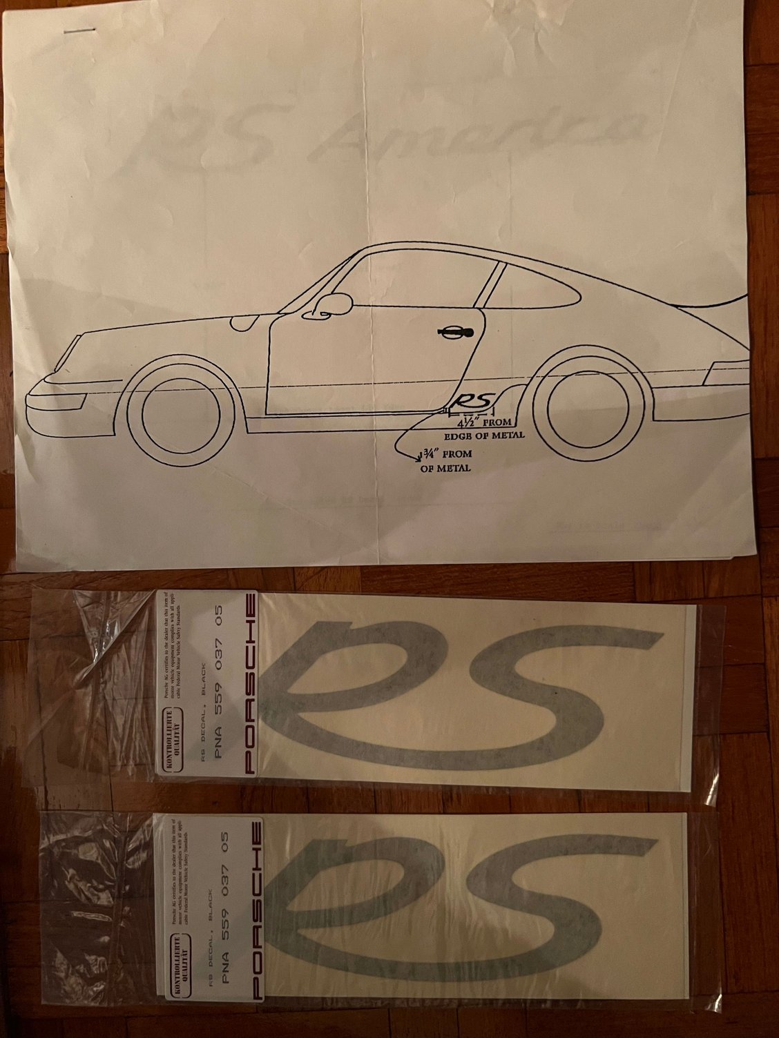 Old RS decals for new RS - Rennlist - Porsche Discussion Forums