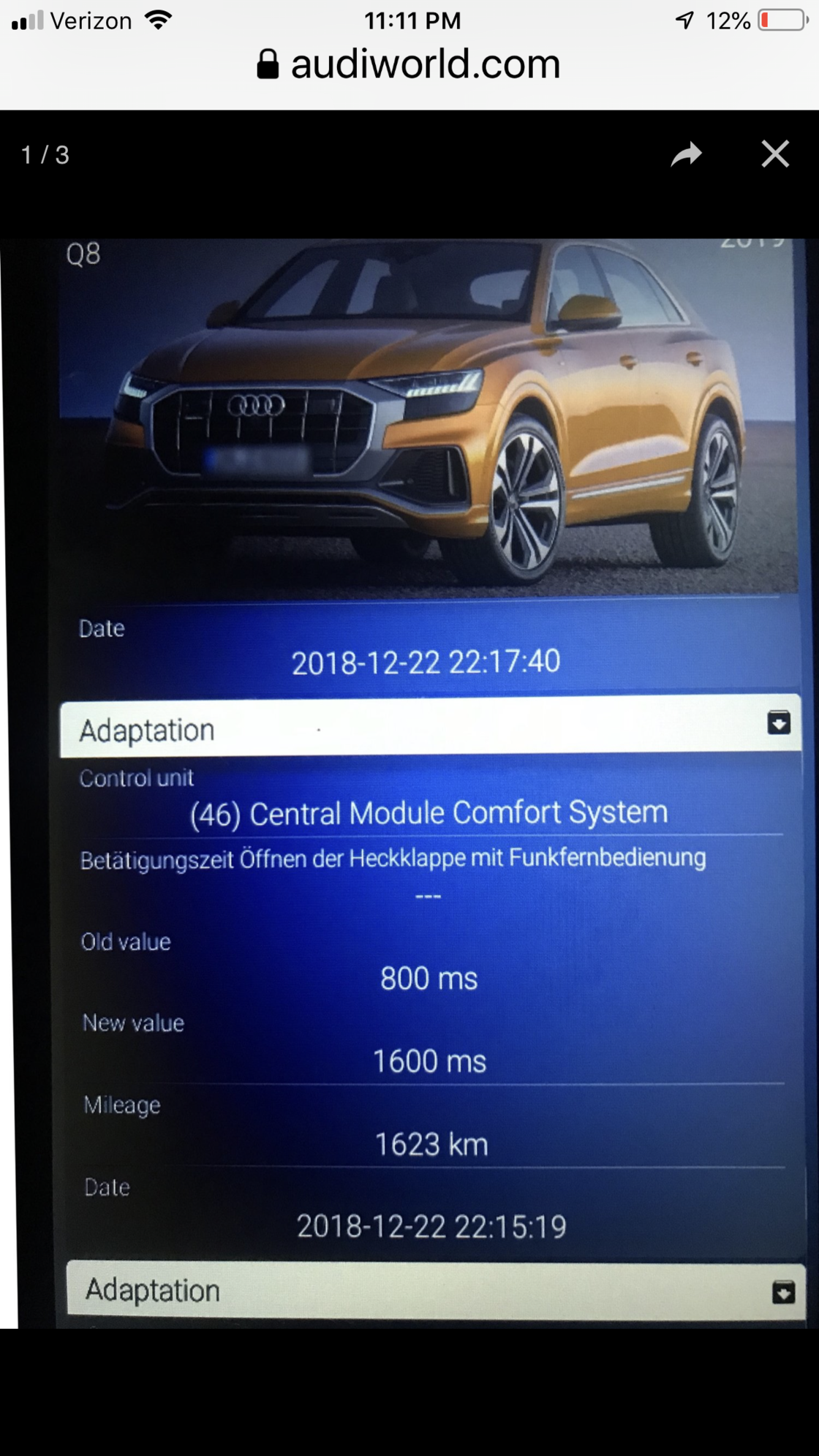 Q8 - OBDEleven - Page 15 - AudiWorld Forums
