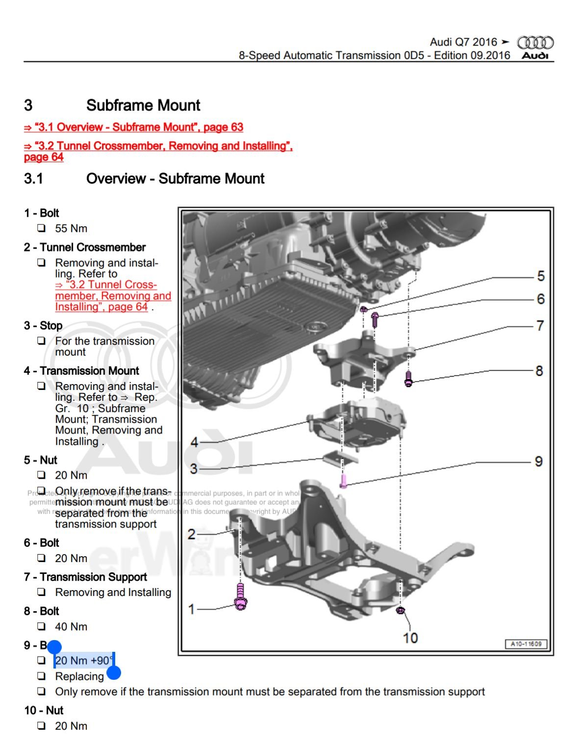 Could anyone confirm the torque specs for the tranmission mount bolts ...