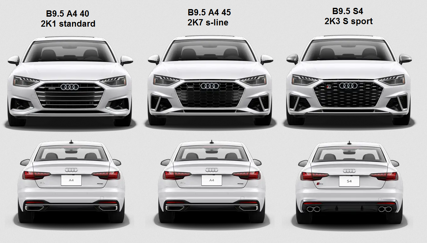 B9 Mk2 Non S-Line Bumper vs S-Line Bumper - AudiWorld Forums