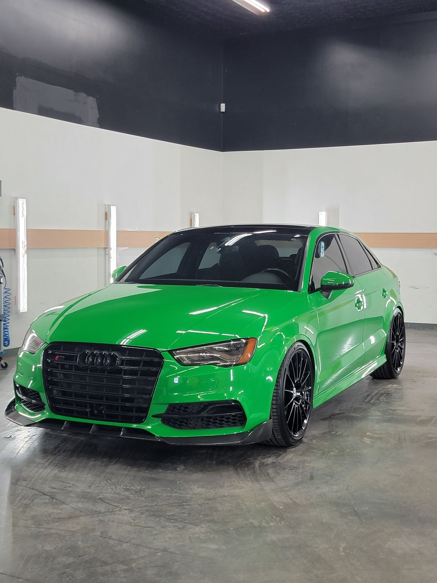 1 of 5 VIPER GREEN Audi S3 - Every option, APR Stg 3+, HRE wheels, BBK ...