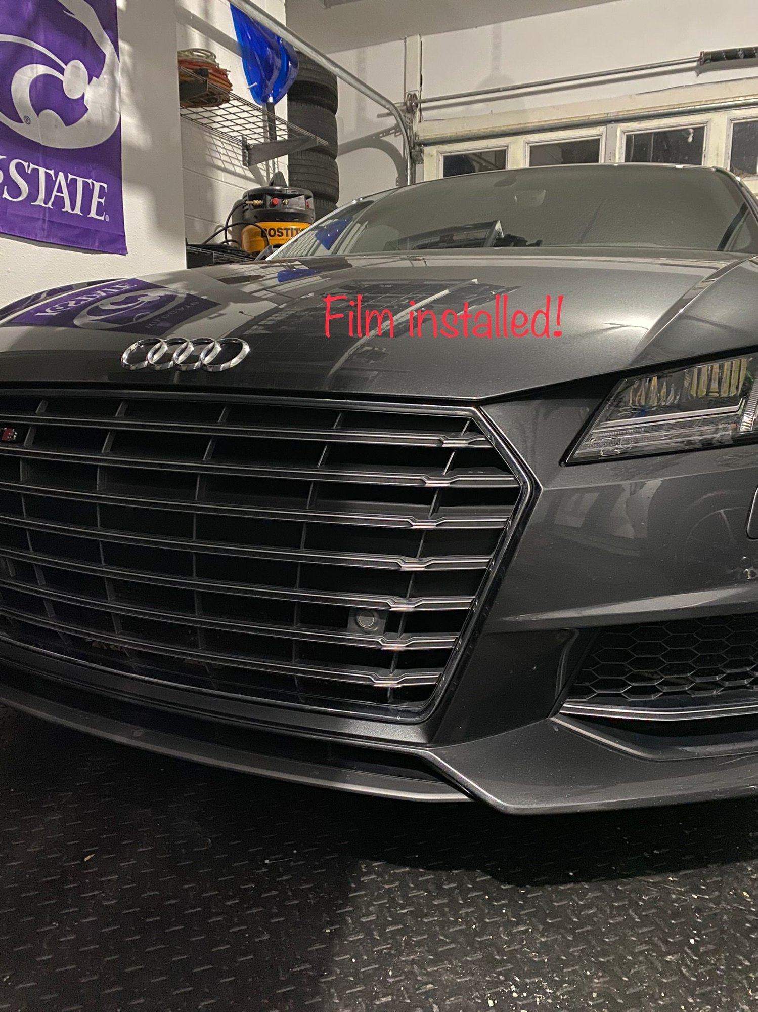 Blackout film on front bumper/grill - AudiWorld Forums