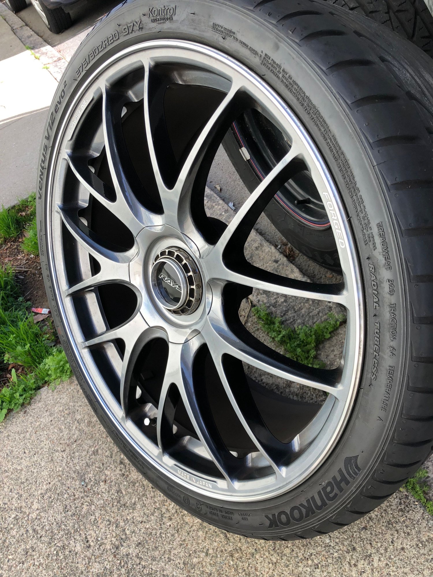 Rays Engineering - Volk G27 G27 20 x 9.5J +36 5x112 w/ Tires (Audi A5 ...