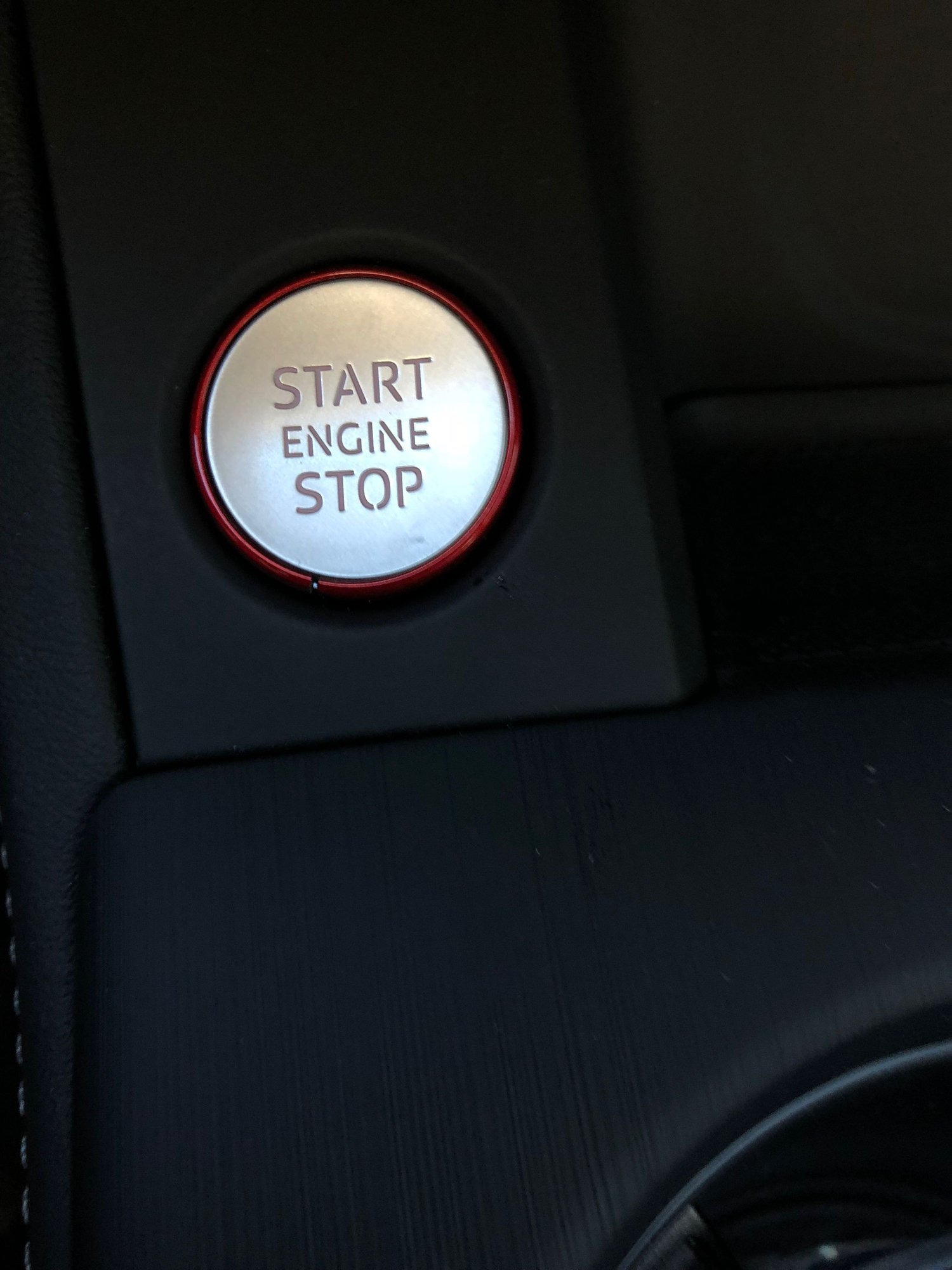 Start Button trim falling off - AudiWorld Forums