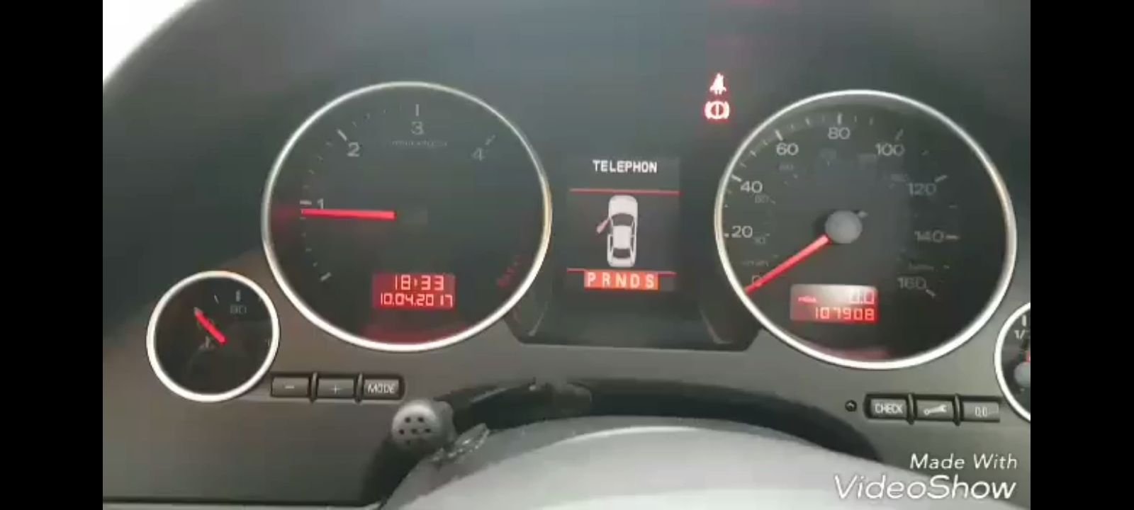 PRNDS light stays on, on the dashboard and paddles not working ...