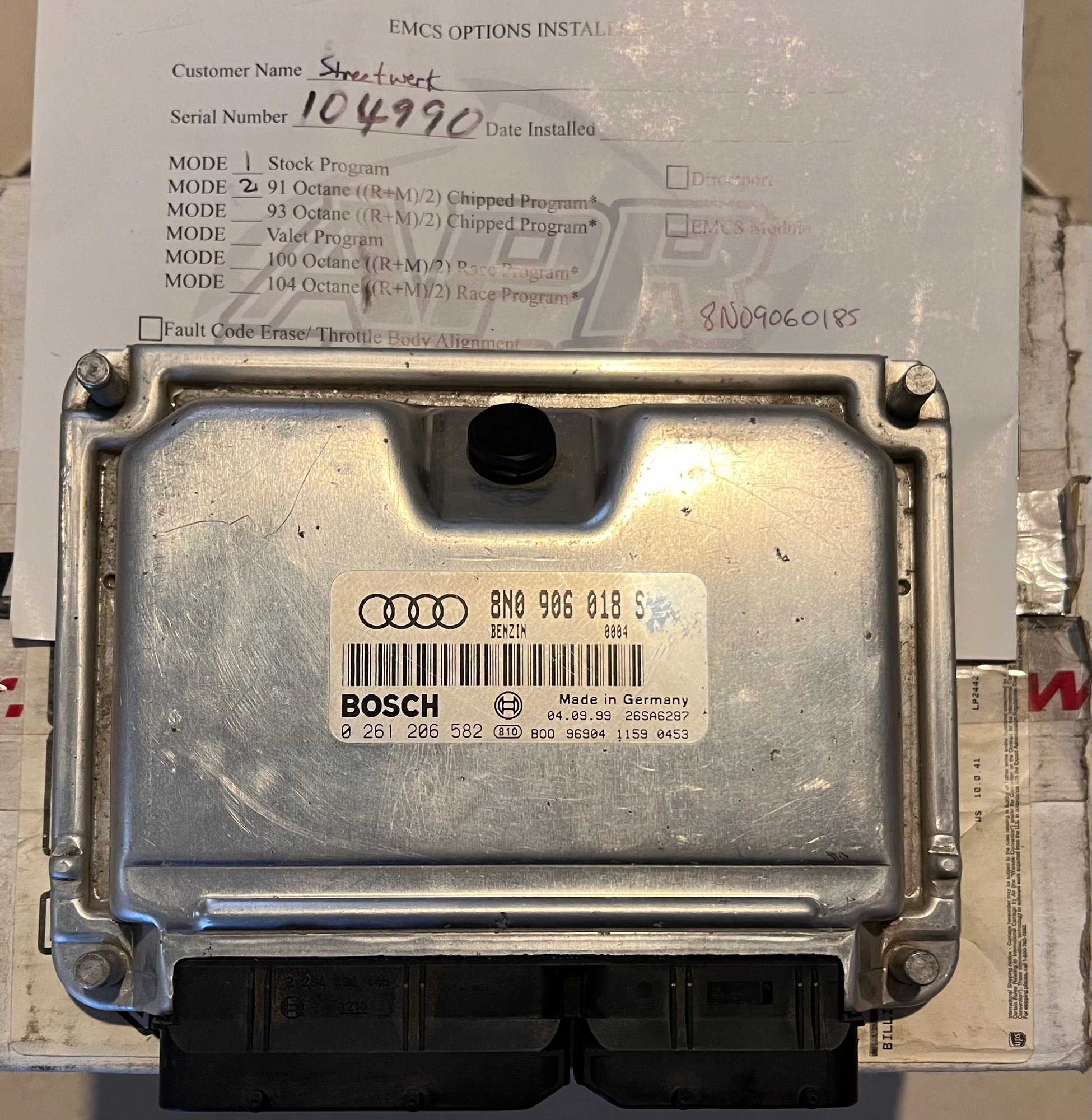 2001 TT Quattro ECU (APR Chipped) - AudiWorld Forums