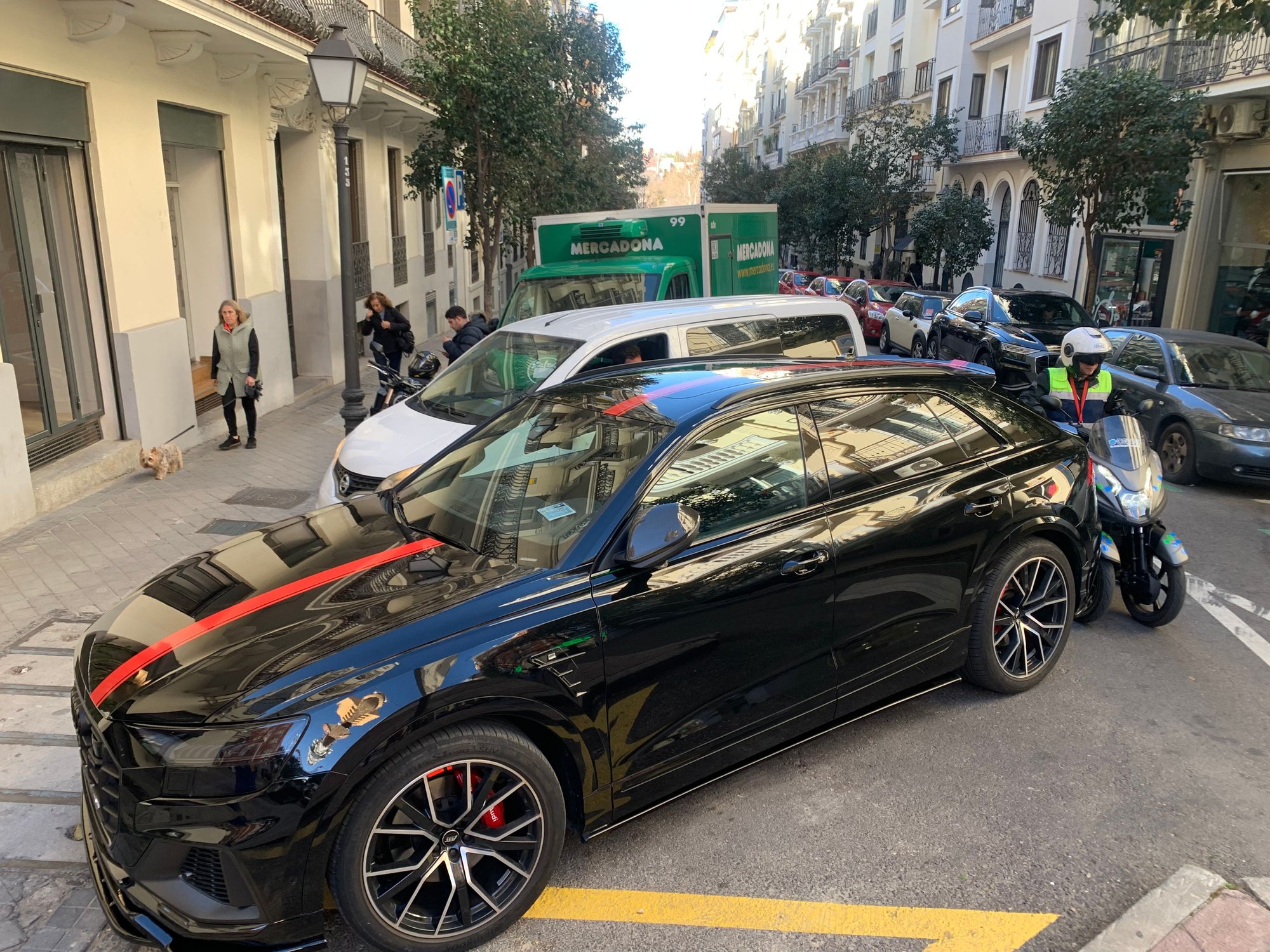 ES: Mansory like red stripe DIY; what do you think? - AudiWorld Forums