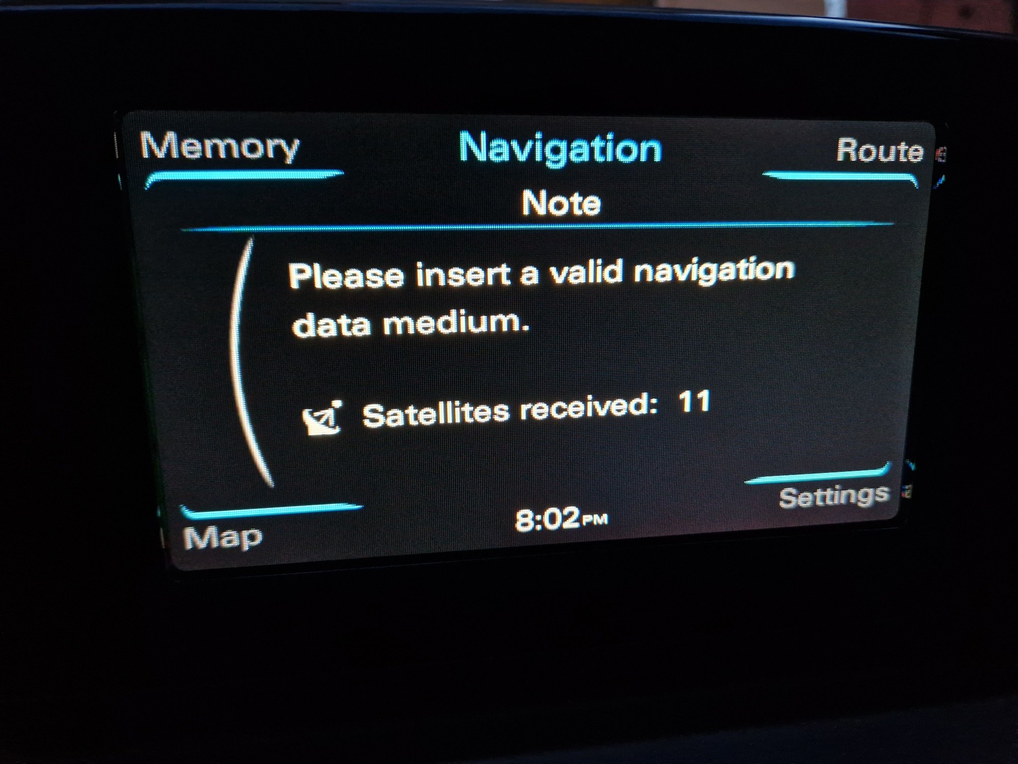 Anyone help a Dummy with Nav problem please? - AudiWorld Forums