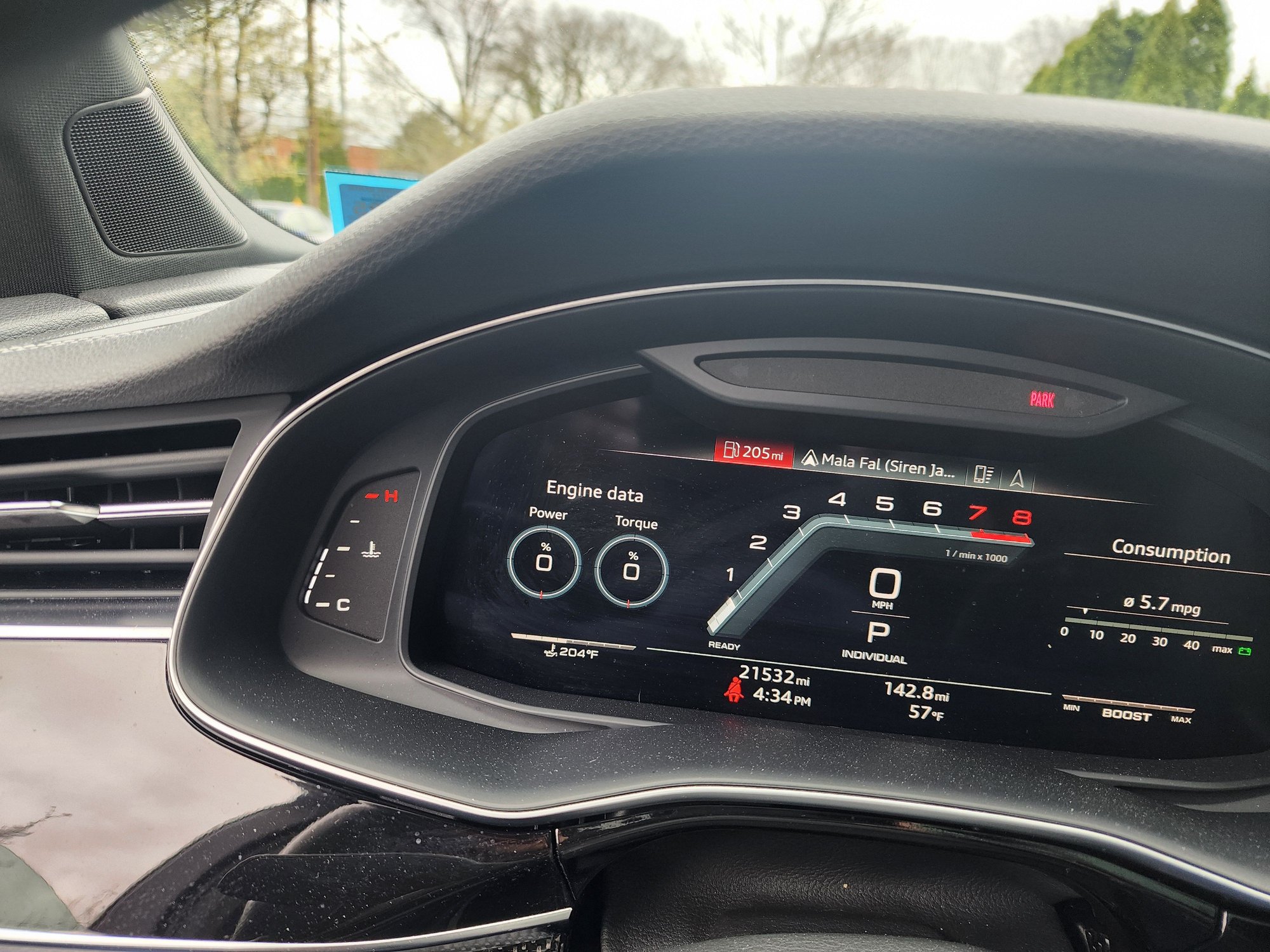 SQ7 Round center tach - AudiWorld Forums